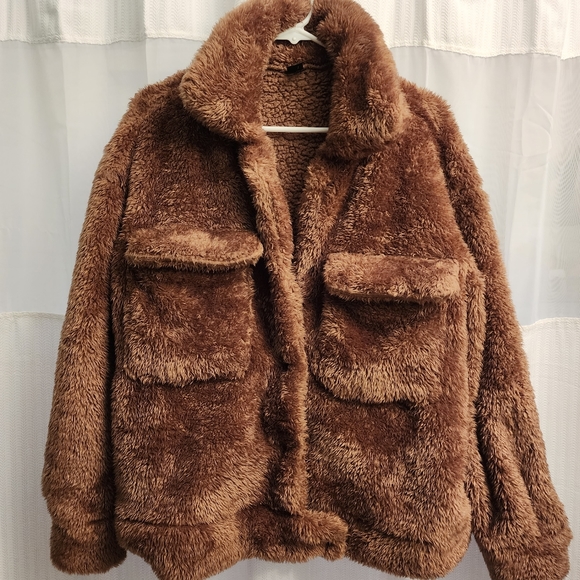SHEIN | Jackets & Coats | Shein Teddy Coat | Poshmark